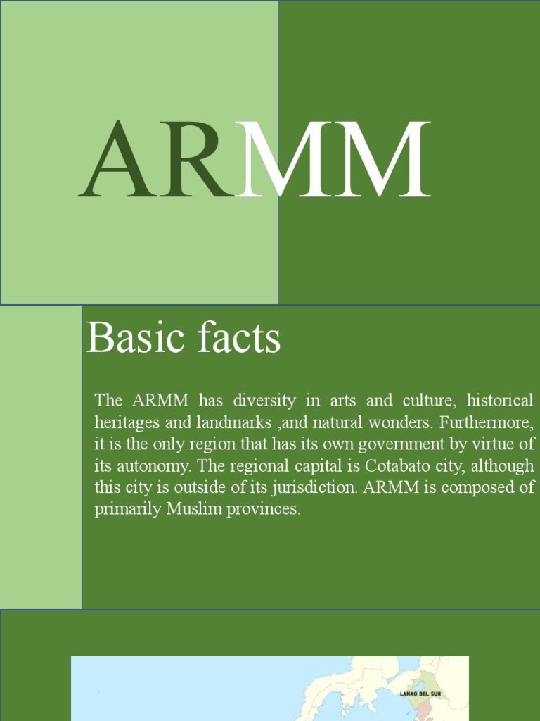 ARMM PRESENTATION | PDF