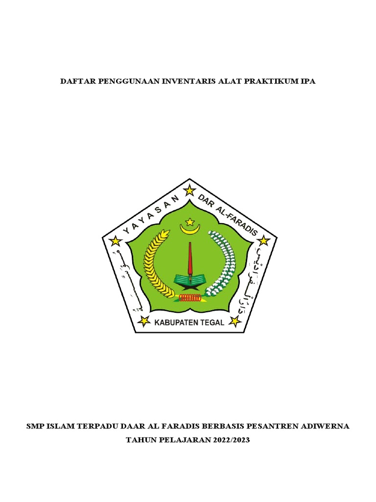 Daftar Penggunaan Alat Praktikum Ipa | PDF