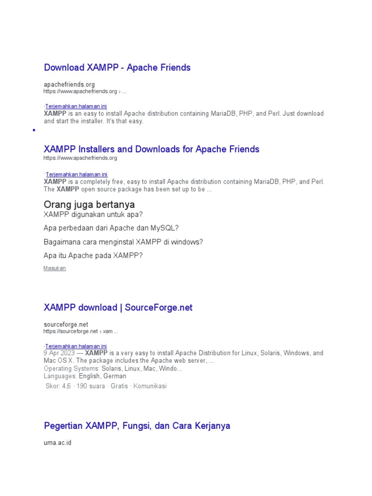 XAMPP 1 | PDF | Bisnis | Komputer