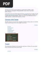 German Tenses - Past, Present and Future - Lingolia PDF | PDF ...