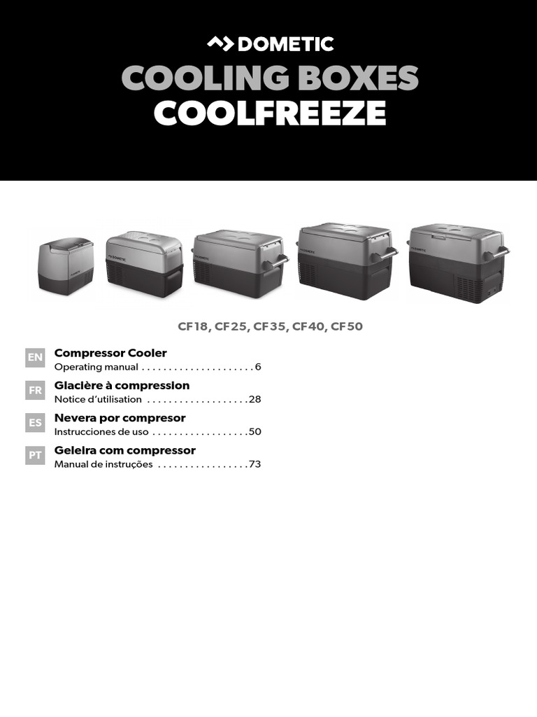 Manual de Usuario Waeco CoolFreeze CF-25 | PDF