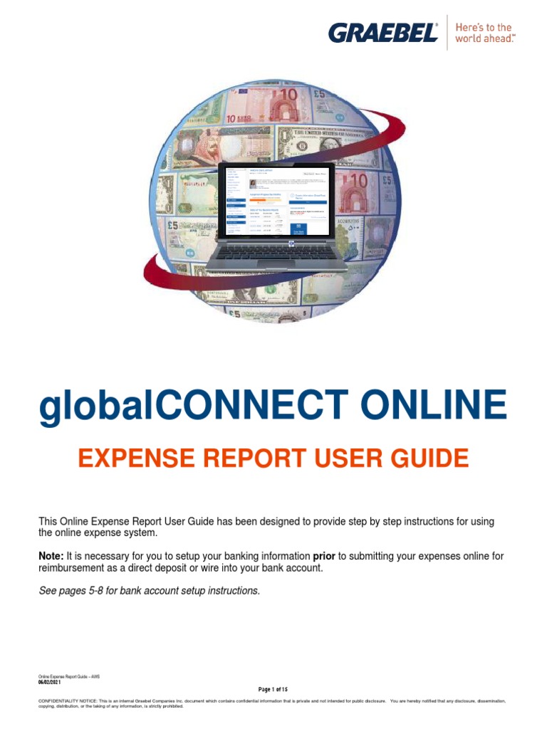 globalCONNECT OnlineExpenseReportUserGuide | PDF