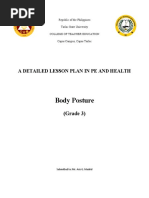 Detailed Lesson Plan in Physical Education Grade 4 | PDF | Physical ...