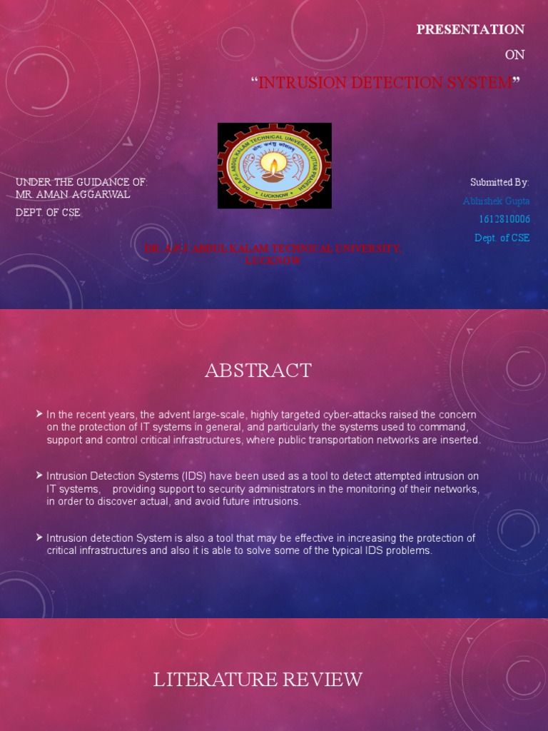 IDS Presentation | PDF