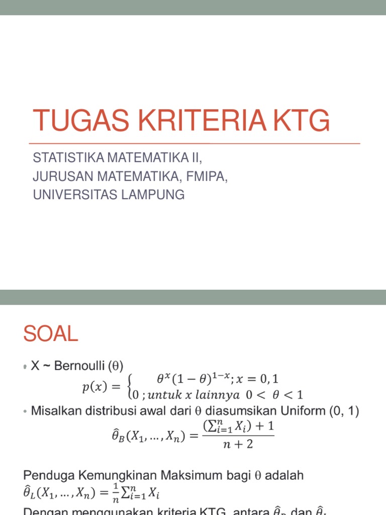 Soal Tugas Kriteria KTG | PDF