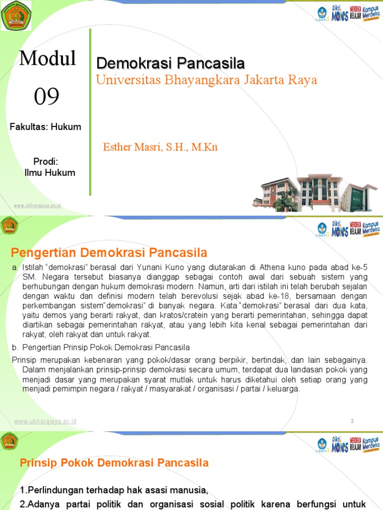 Modul 9 Pancasila GANJIL 2022 2023 1 | PDF