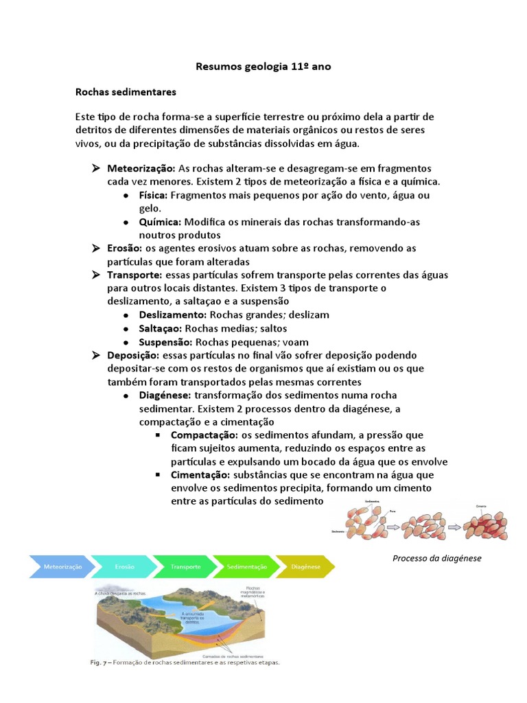 Resumos Geologia 11º Ano | PDF