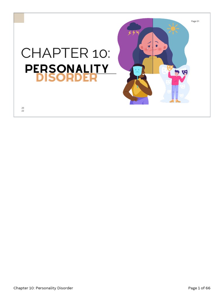 Chapter 10 Personality Disorder | PDF | Self-Improvement