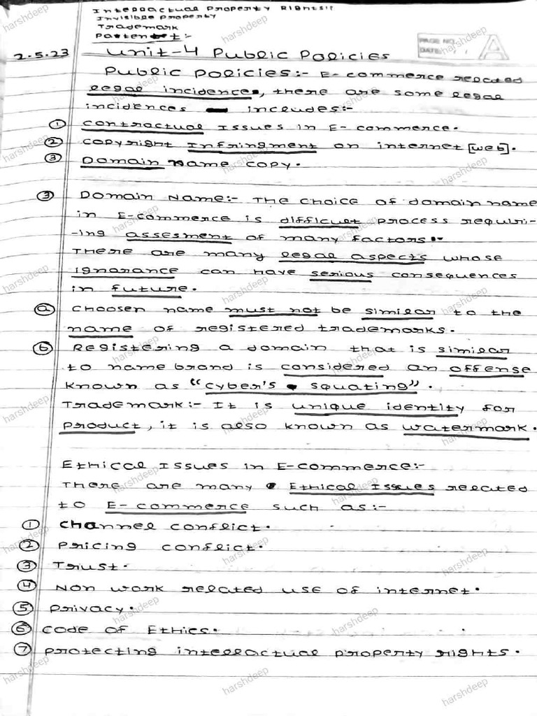 Unit 4 E Commerce Pdf 