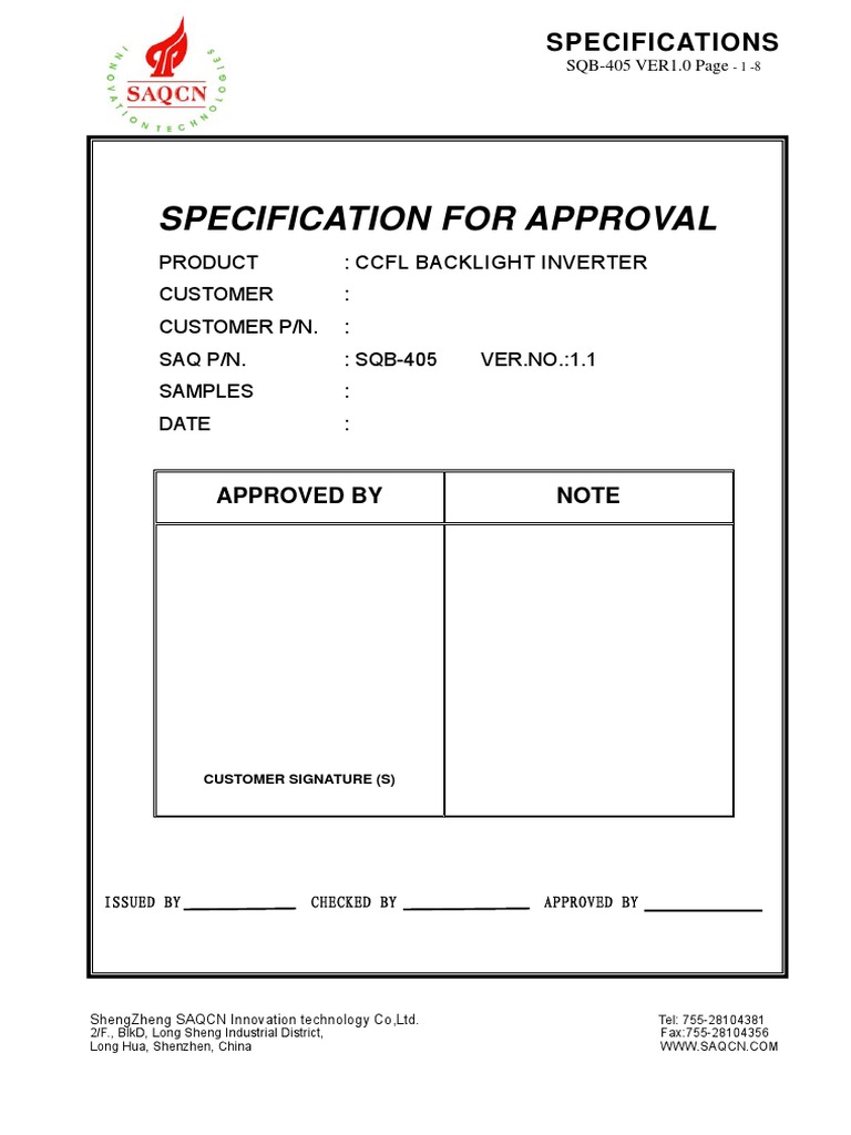 SQB 405 Saqcn | PDF | Backlight | Liquid Crystal Display