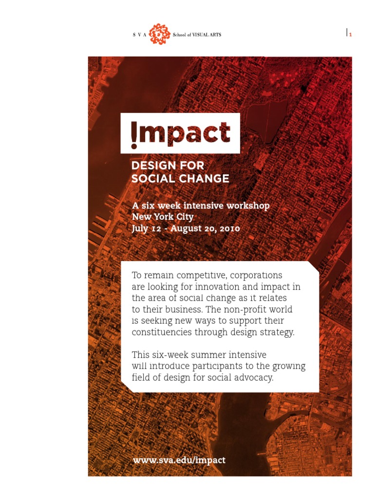 Impact Design For Social Change | PDF | Social Science