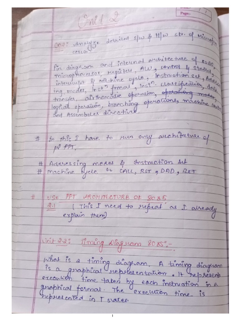Microprocessor Unit-2 Notes | PDF Microprocessor Unit-2 Notes | PDF