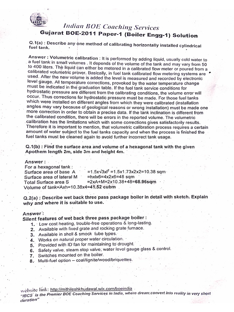 Gujarat BOE-2011 Paper-1 | PDF