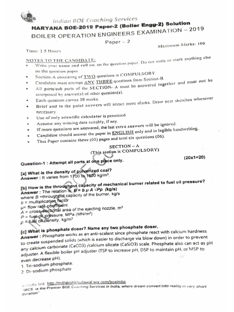 Haryana Boe 2019 Pepar2 | PDF