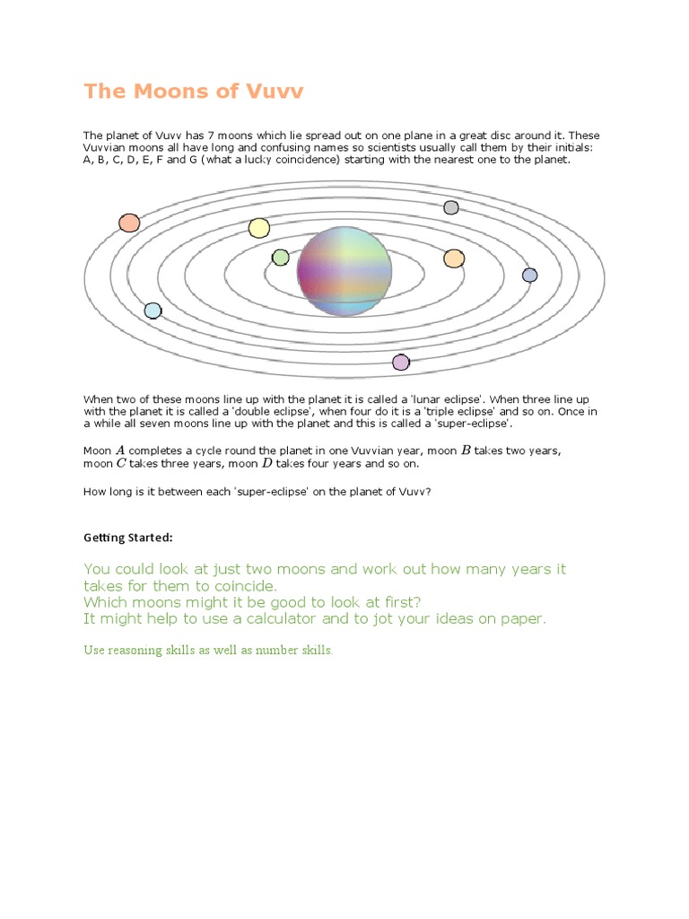 The Moons of Vuvv | PDF