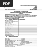 Bursay Application Form 2025 | PDF