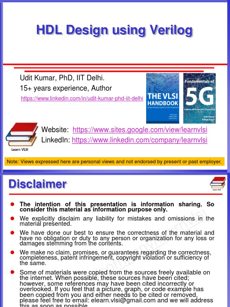 HDL Design Using Verilog | PDF
