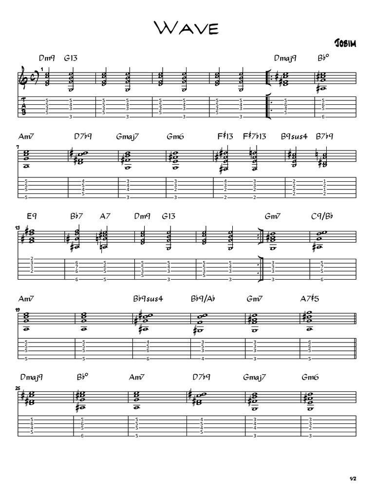 Wave - Accordi | PDF