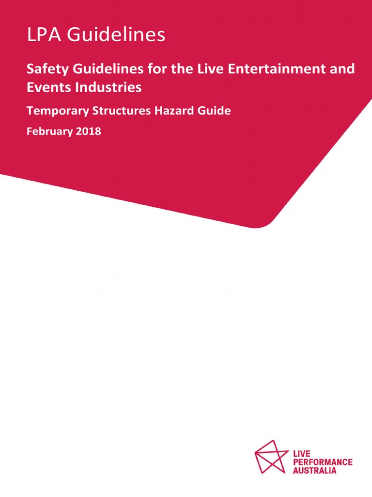 Temporary Structures Hazard Guide | PDF | Occupational Safety And ...