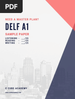 DELF A1 Sample Paper With Answer Key 2 | PDF