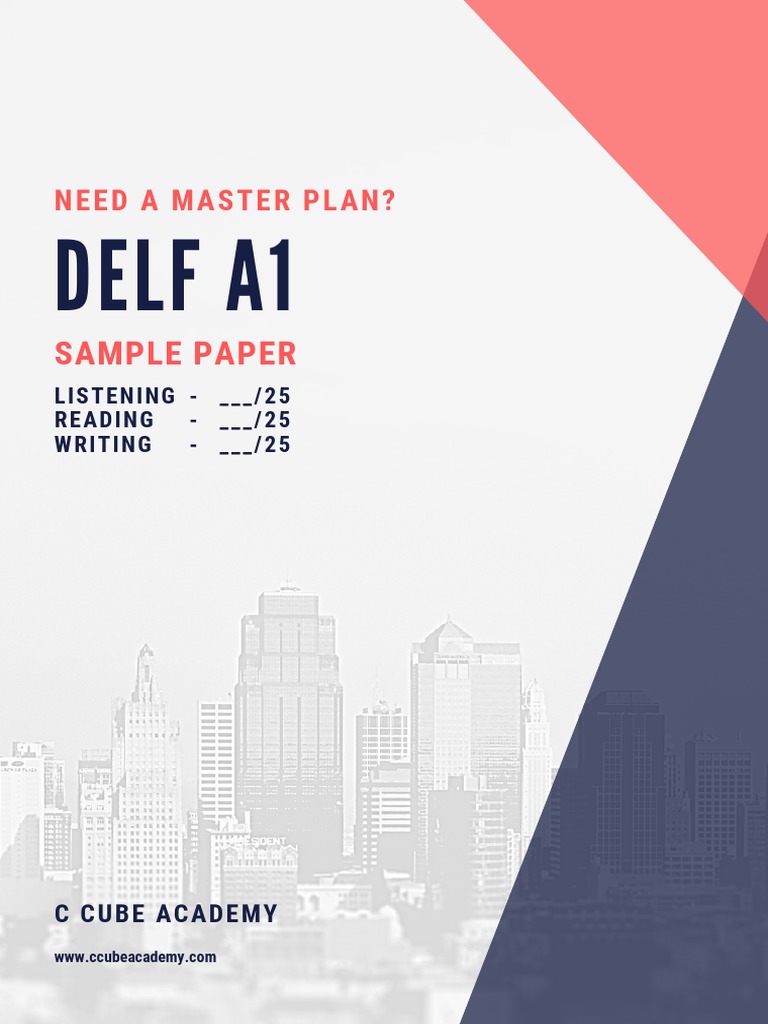 DELF A1 Past Papers PDF With Answers | PDF | Transport