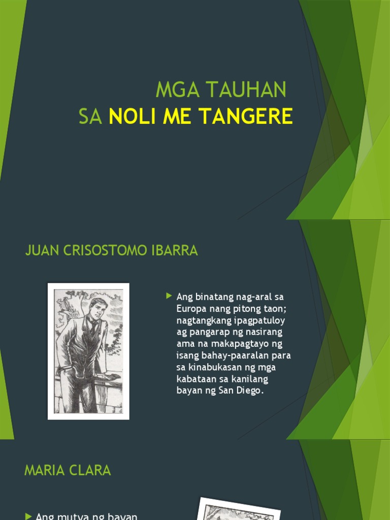 Mga Tauhan Sa Noli Me Tangere..... | PDF