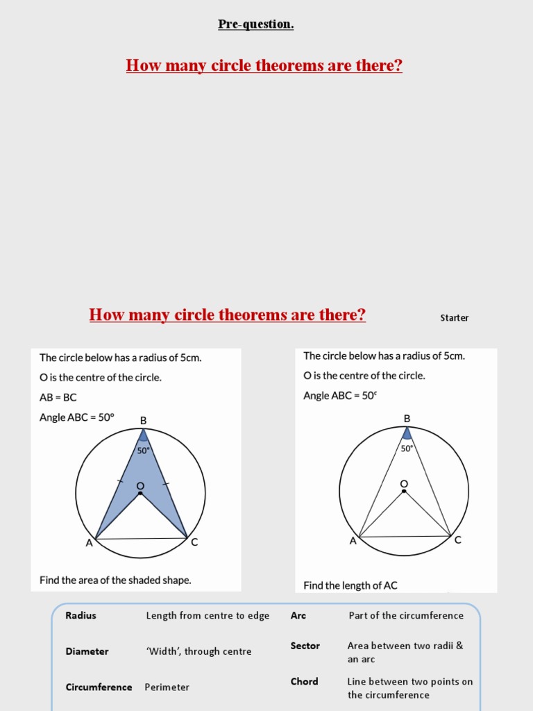 Circle Therom 2 | PDF