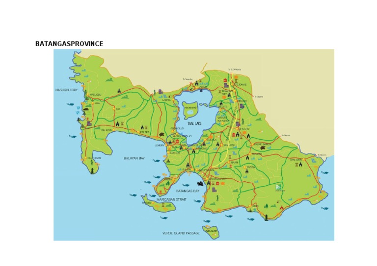 Map of Batangas | PDF