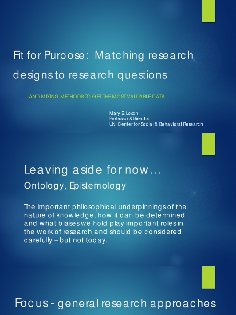 Fit For Purpose Slides Dec 2015 | PDF