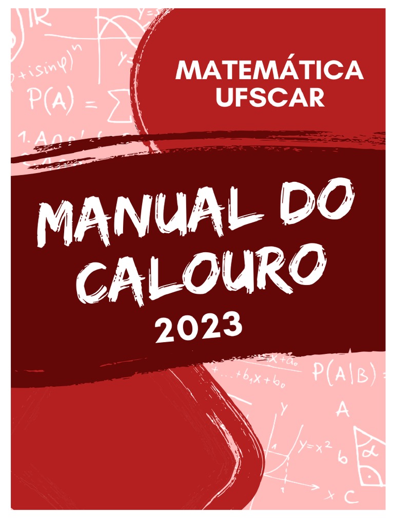 Manual Do Calouro | PDF | Espaço vetorial | Pós-graduação