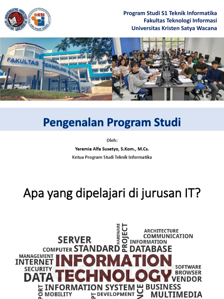 Pengenalan Program Studi S1 TI Uksw | PDF | Komputer