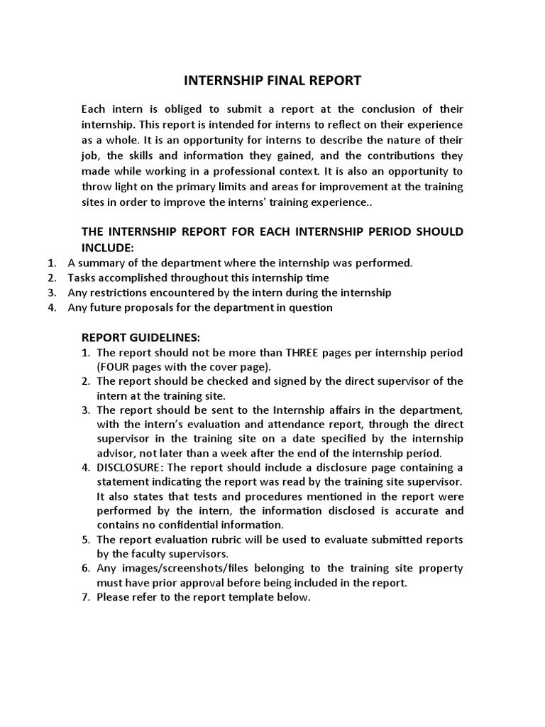 INTERNSHIP FINAL REPORT 2nd 2023 | PDF | Internship | Job Hunting