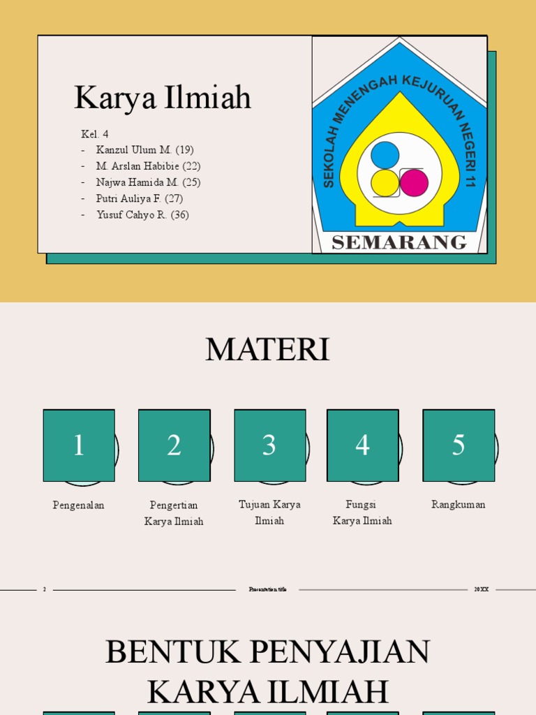 Ppt Karya Ilmiah | PDF
