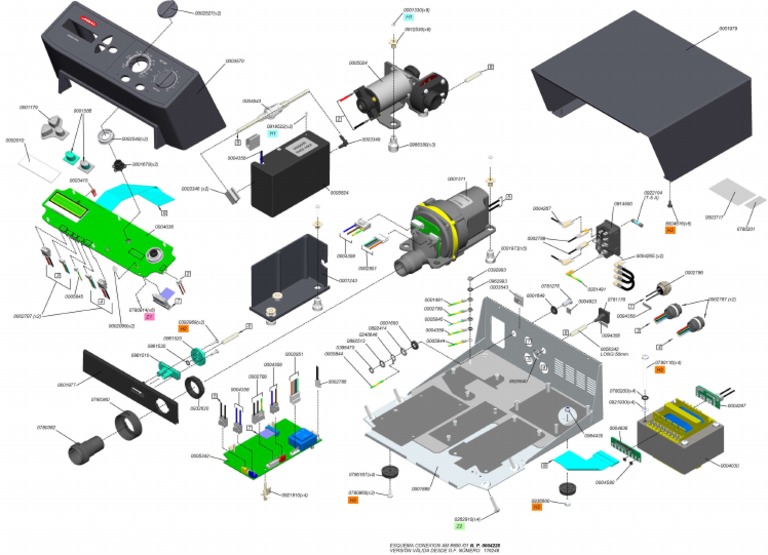 Exploded View AM6800 | PDF