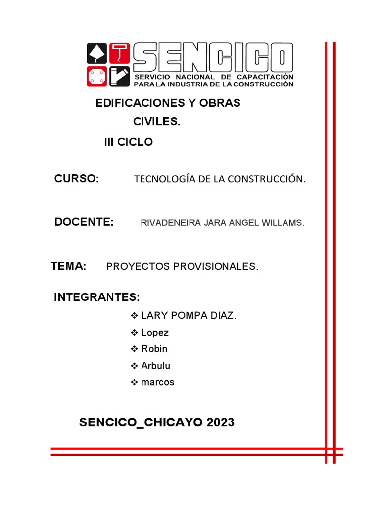 proyectos provicionales de tc | PDF | Agua | Residuos