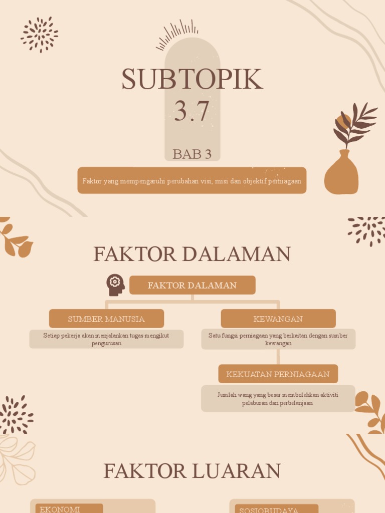Bab 3 - SUBTOPIK 3.7 | PDF