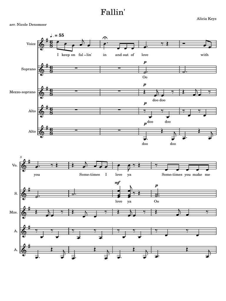 Fallin by Alicia Keys | PDF