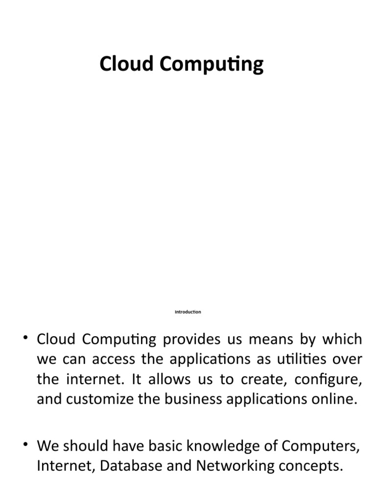 Unit 1-KMBN It04 | PDF | Cloud Computing | Platform As A Service
