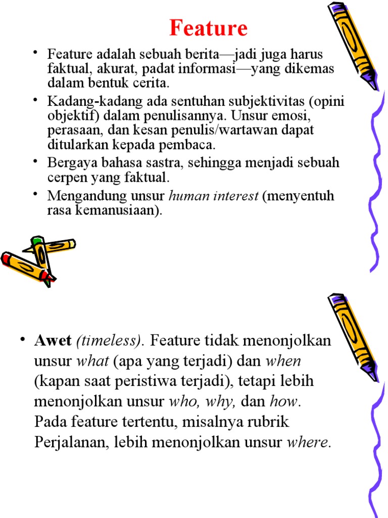 Menulis Feature | PDF