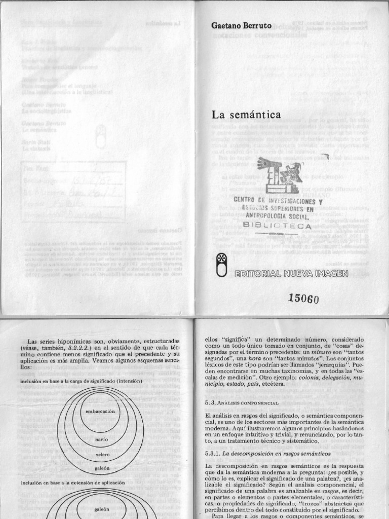 Berruto. La Semántica | PDF