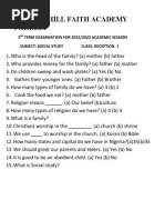 ENGLISH PRIMARY ONE Lesson Notes P - 1 Term II | PDF | Pronoun ...