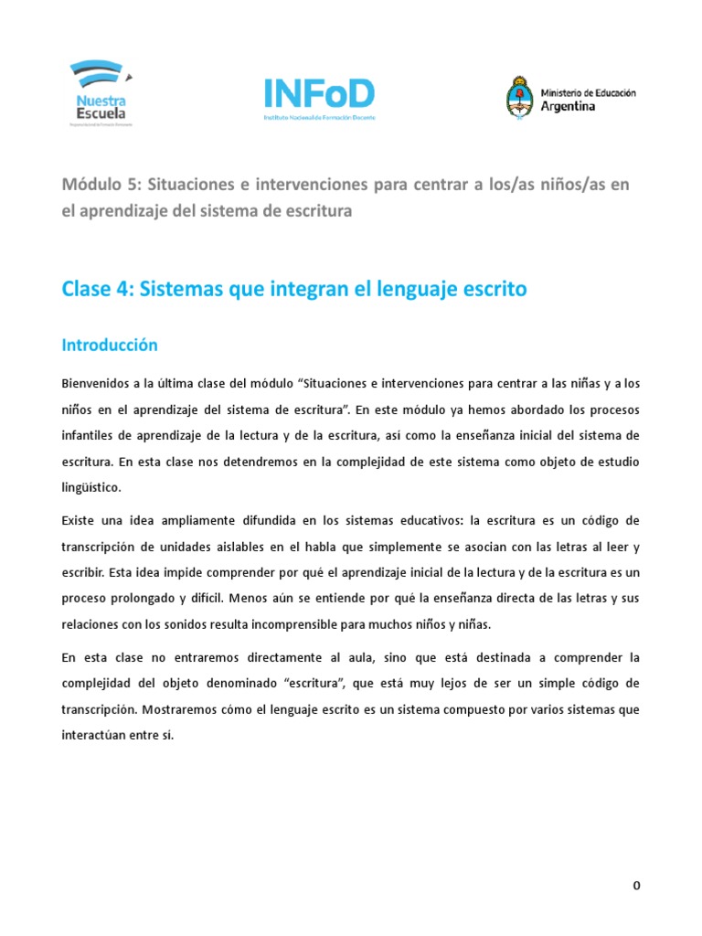 Sistemas Que Integran El Lenguaje Escrito-InFOD | PDF | Ortografía ...