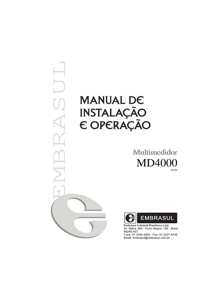 Manual - MD4000 | PDF