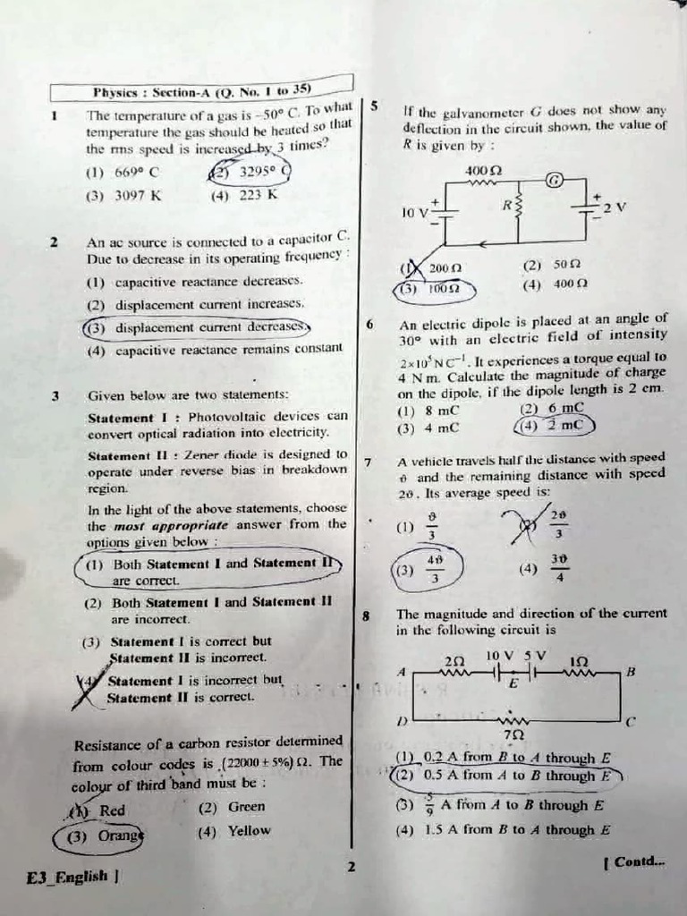 NEET Question Paper 2023 | PDF