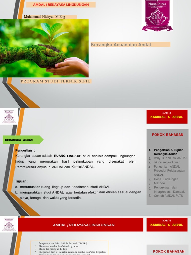 06 Kerangka Acuan Dan Andal-1 | PDF