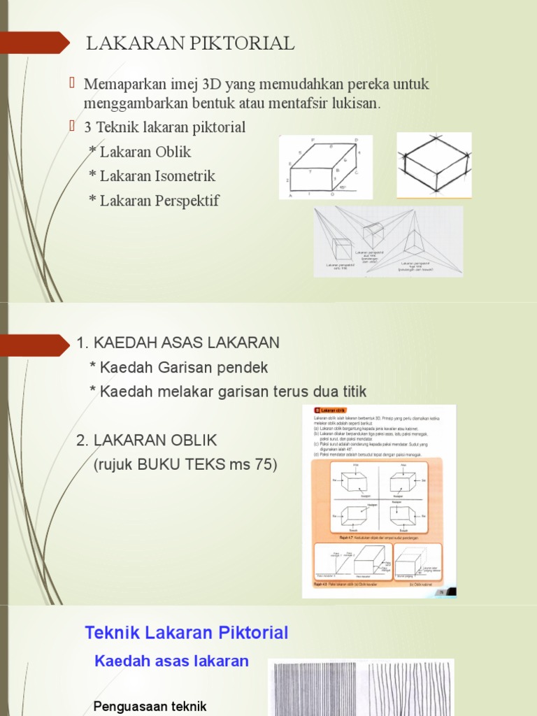 Teknik Lakaran Piktorial | PDF