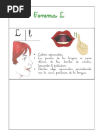 Cuadernillo - Fonema R | PDF | Fonética | Fonología