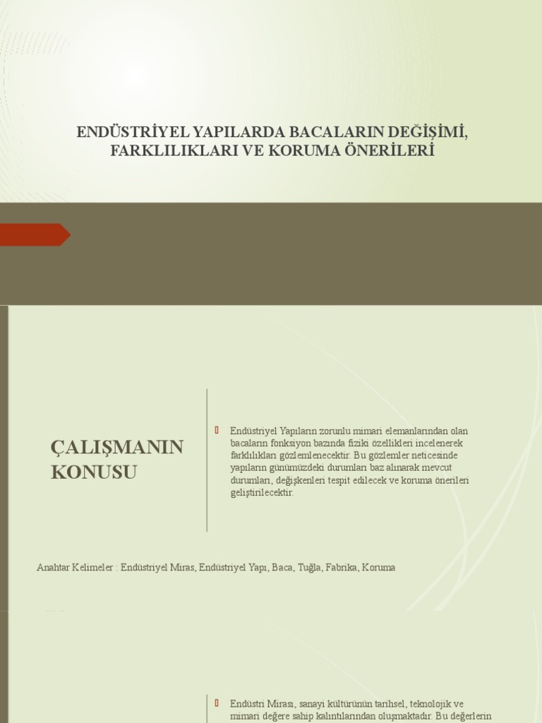 Seminer Örnek Sunum | PDF