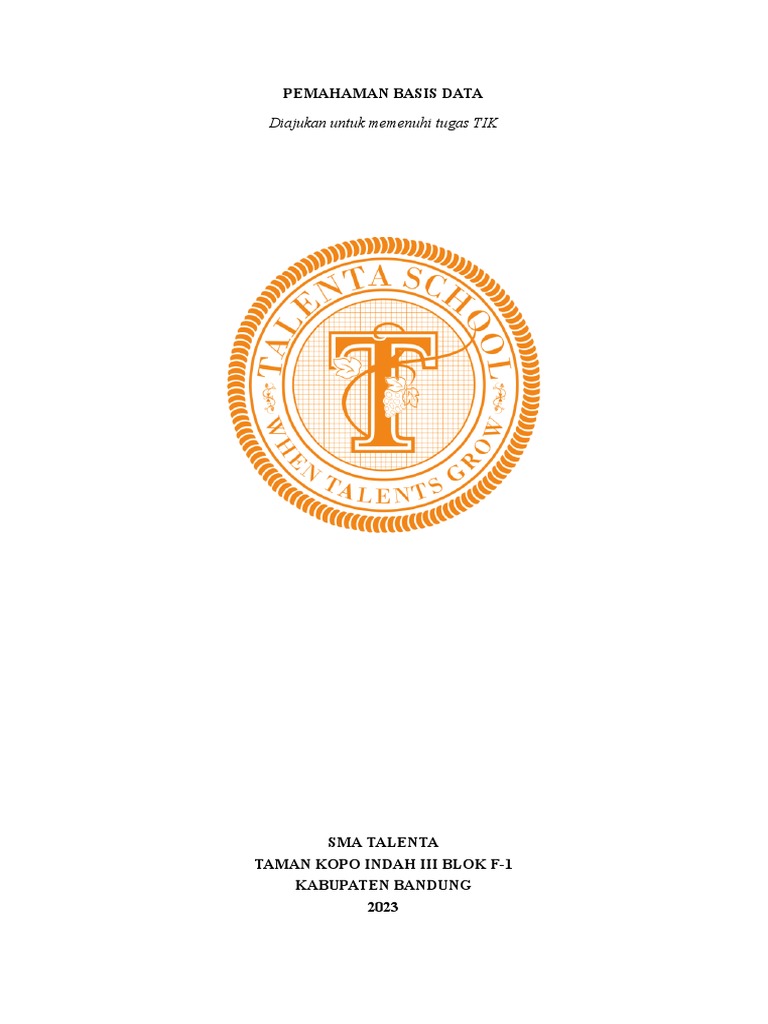 Tutorial Basis Data DDL & DML | PDF