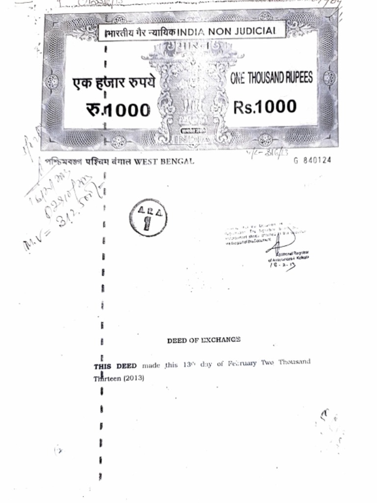 Deed of Exchange | PDF